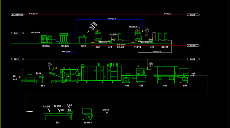 化工CAD图纸 PID 设备装配图下载